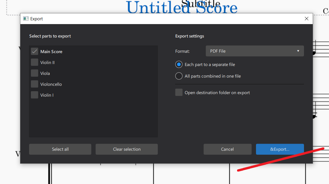 Mu4 Issue And Symbol Added To Save And Export Buttons In Some Dialogs · Issue 12384 · Musescore 