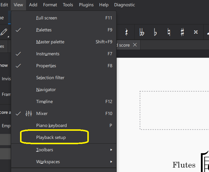 [MU4 Issue] Hard to find Playback setup to change sound profiles ...