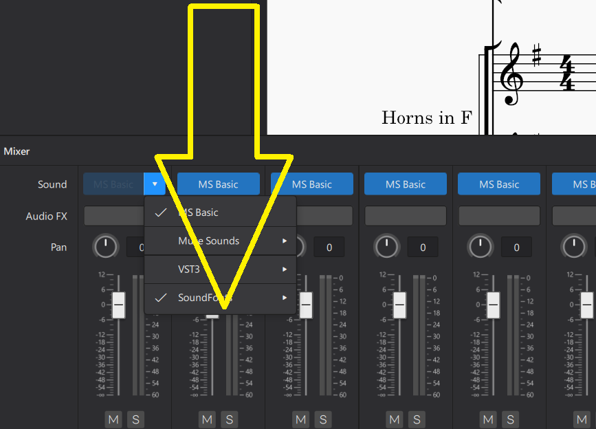 [MU4 Issue] Hard to find Playback setup to change sound profiles · Issue #13717 · musescore ...