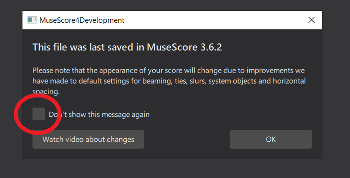 [MU4 Issue] 'Don't show this message again' checkbox is not clickable in migration dialog ...