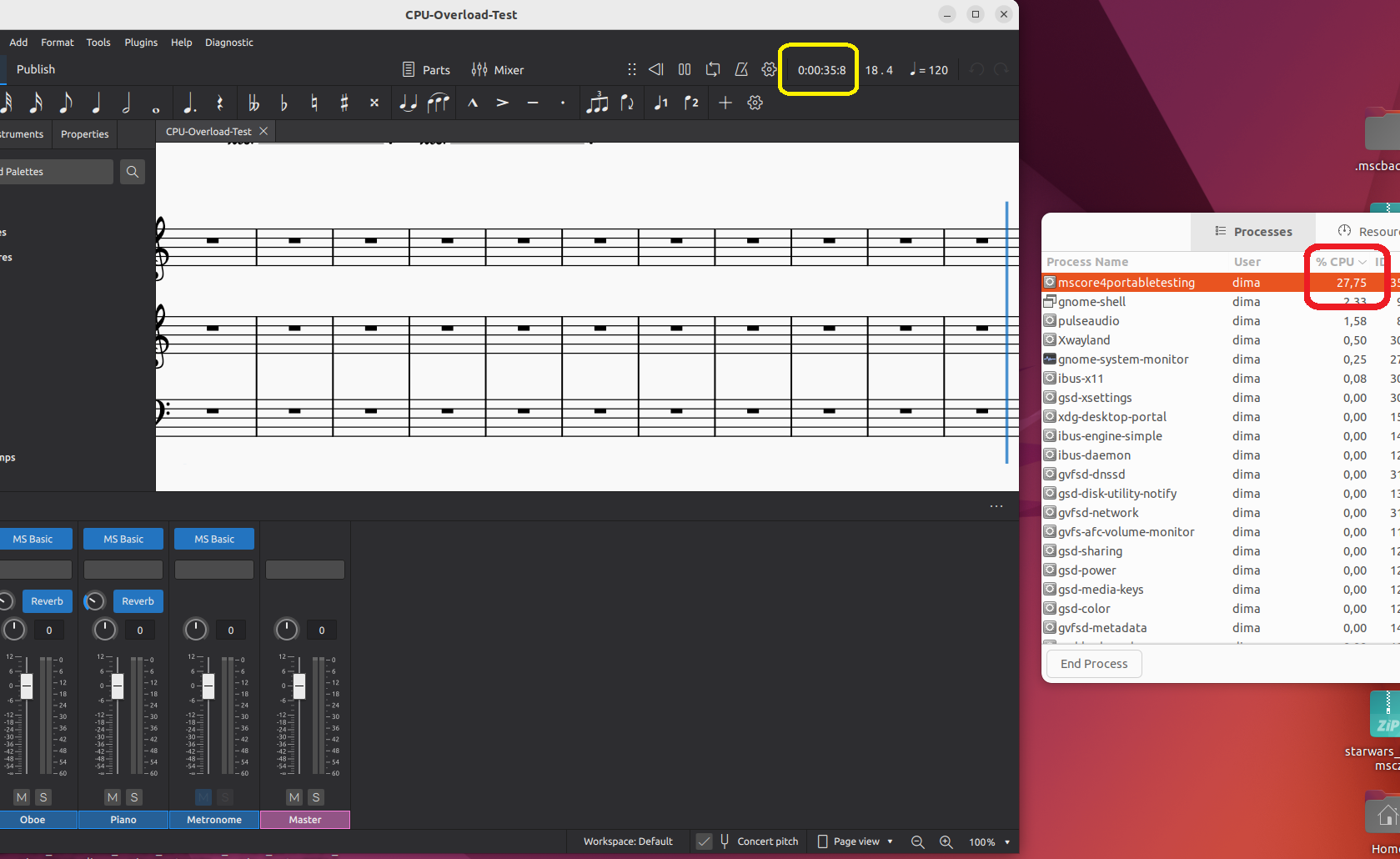 Aux-sends Reverb: CPU cores spike to 100% after Playback goes to ...