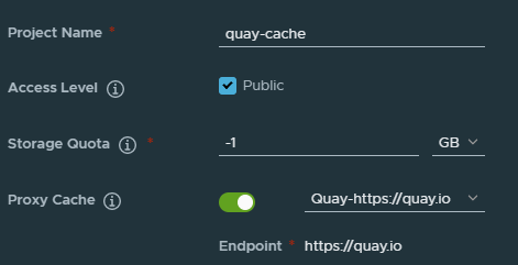 proxy-cache support for privare registries on quay.io · Issue #13540 · goharbor/harbor · GitHub