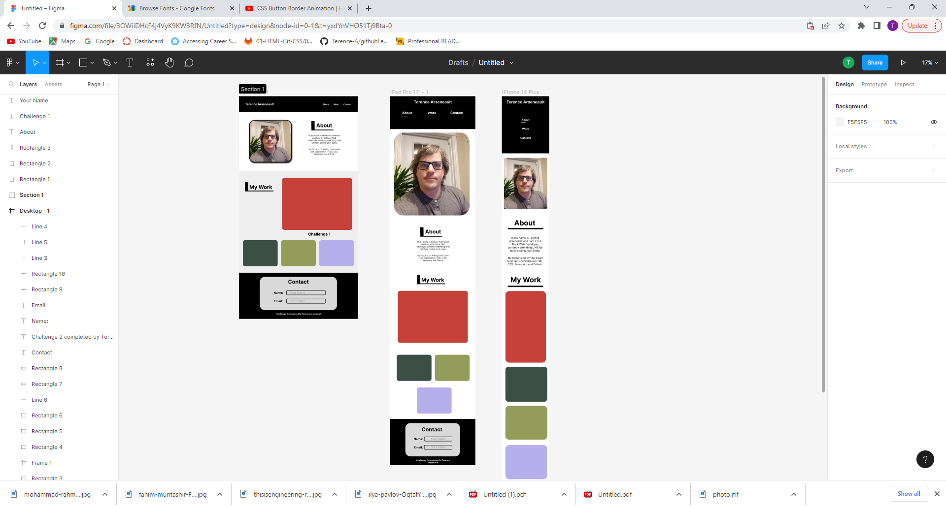 GitHub - Terence-A/professional_portfolio: Challenge 2 - Professional Portfolio