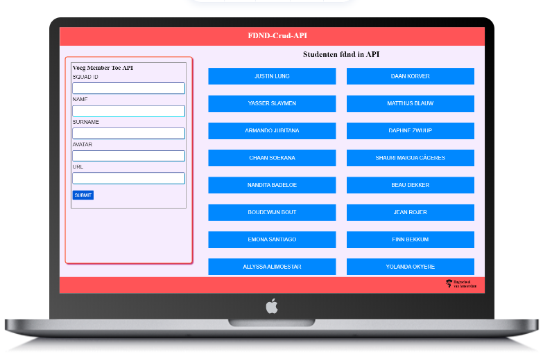 GitHub - Yasser-Slaymen/connect-your-tribe-fdnd-crud-form: Ontwerp en maak een webformulier om ...