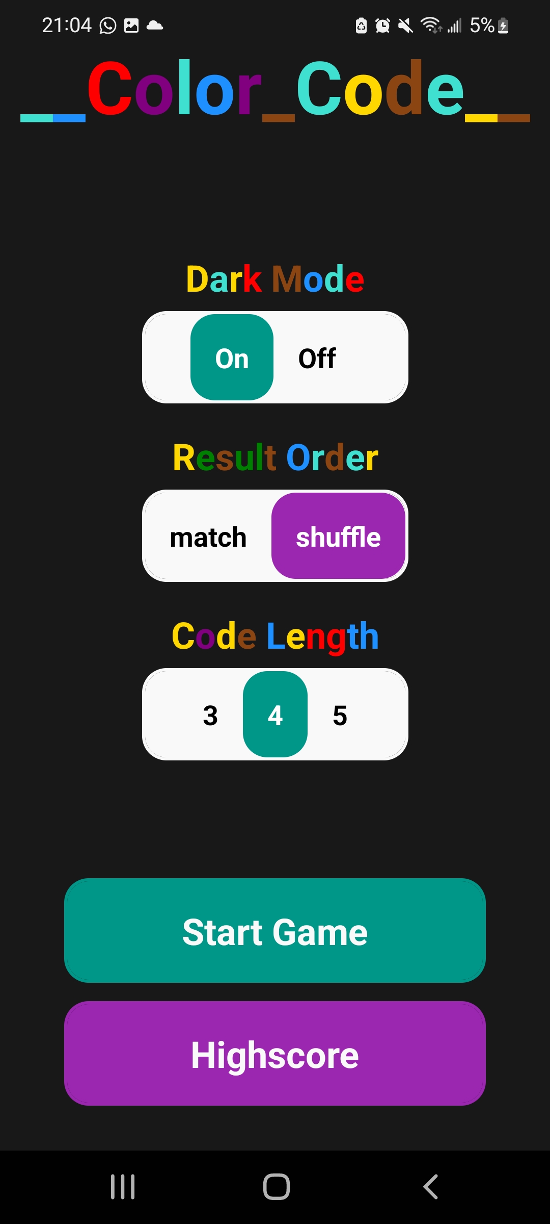 GitHub - Domth13/ColorCode: Simple Adaption of Mastermind (Codebreaker)