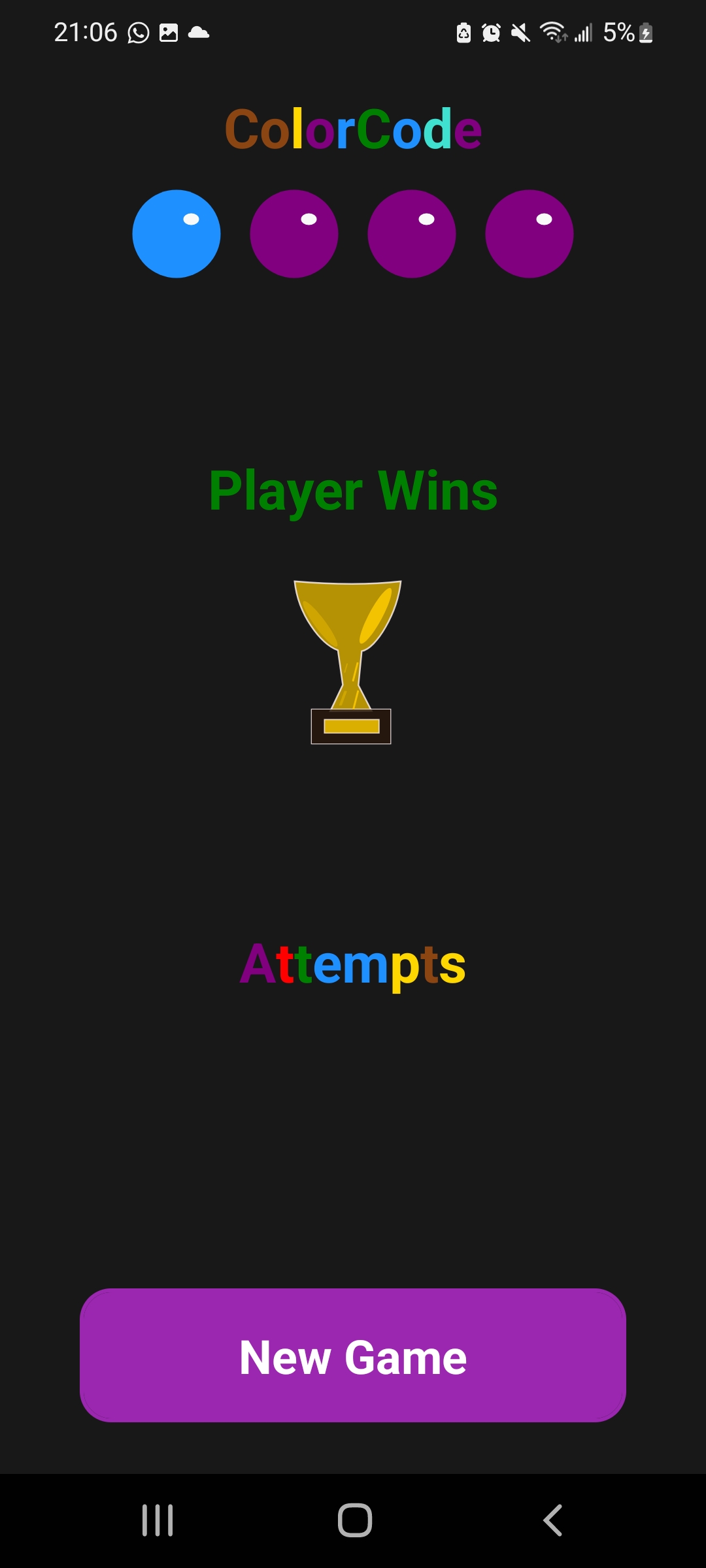 GitHub - Domth13/ColorCode: Simple Adaption of Mastermind (Codebreaker)