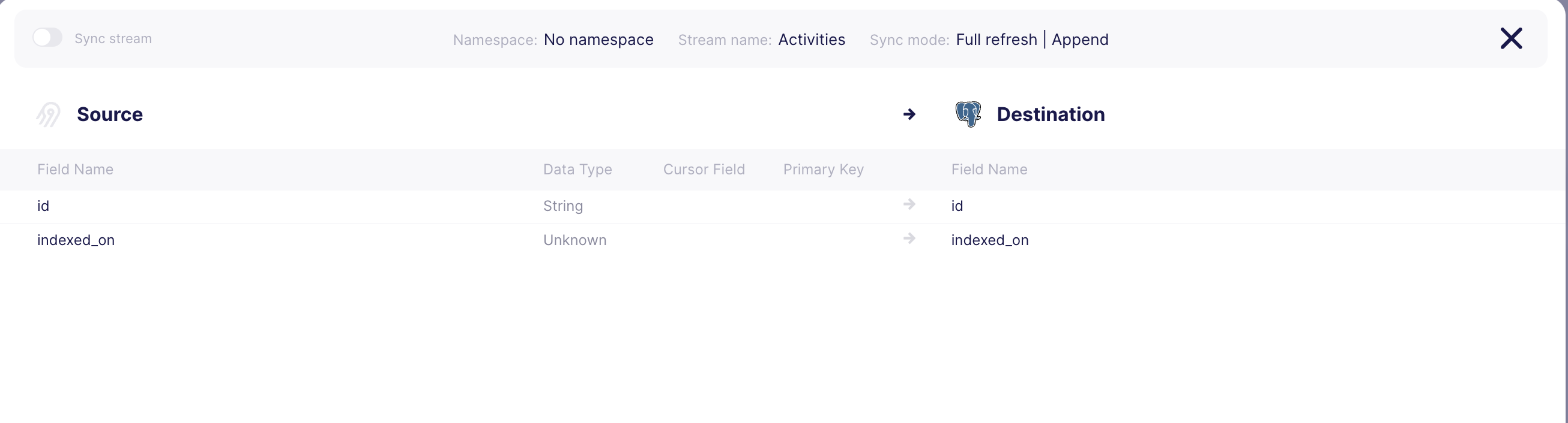 Timestamp type is not being updated in the airbyte UI · Issue #24302 · airbytehq/airbyte · GitHub