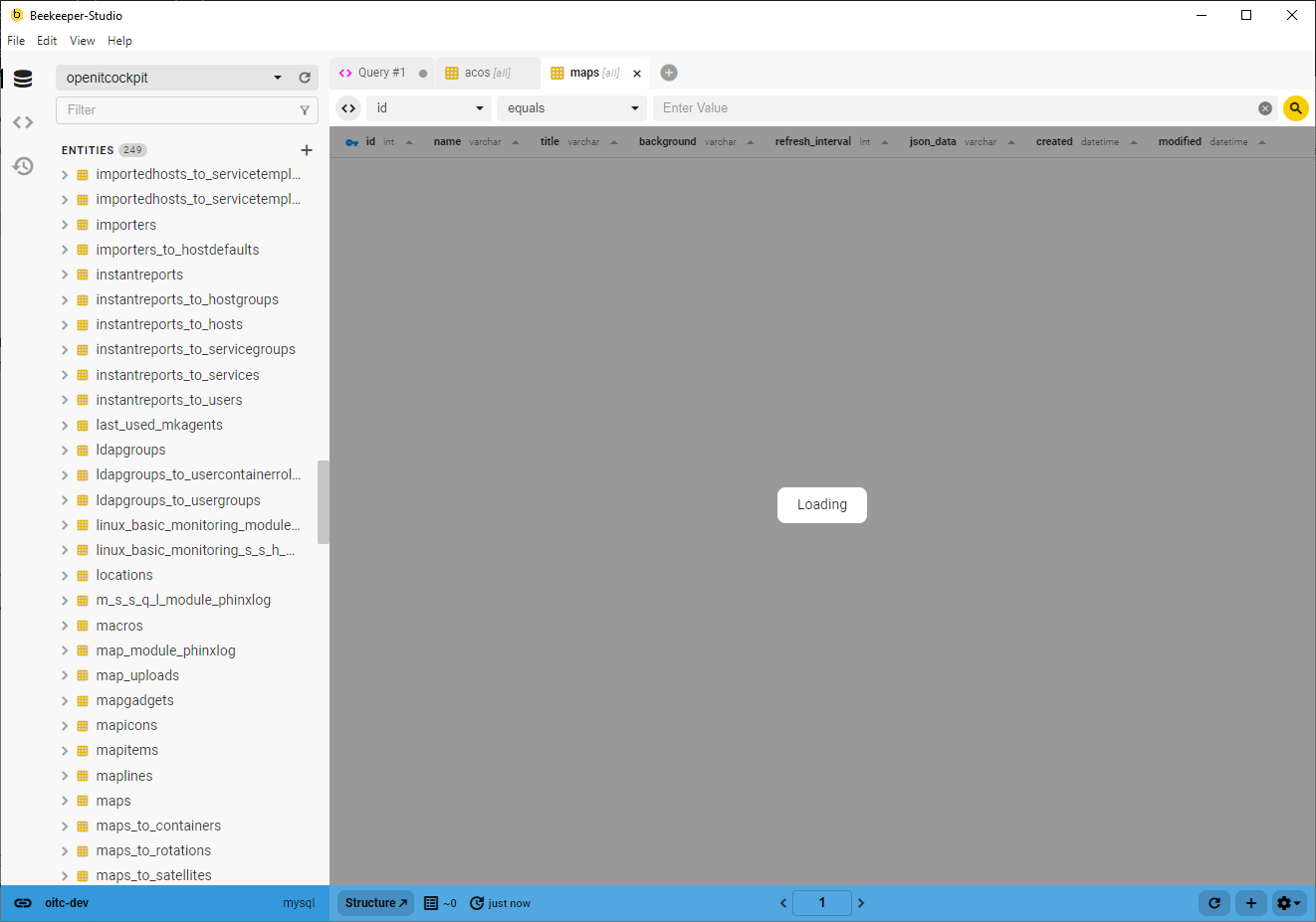 BUG: Stuck on loading when table is empty · Issue #1289 · beekeeper-studio/beekeeper-studio · GitHub