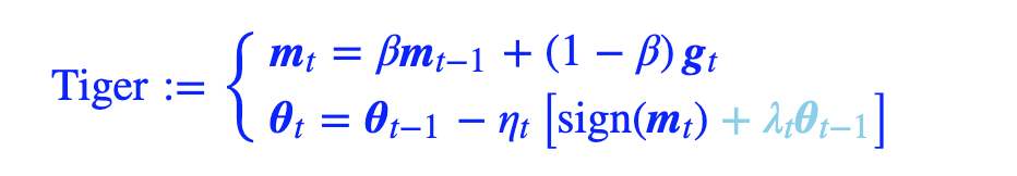 Can a variant of Lion named Tiger be added to your package? · Issue #191 · kozistr/pytorch ...