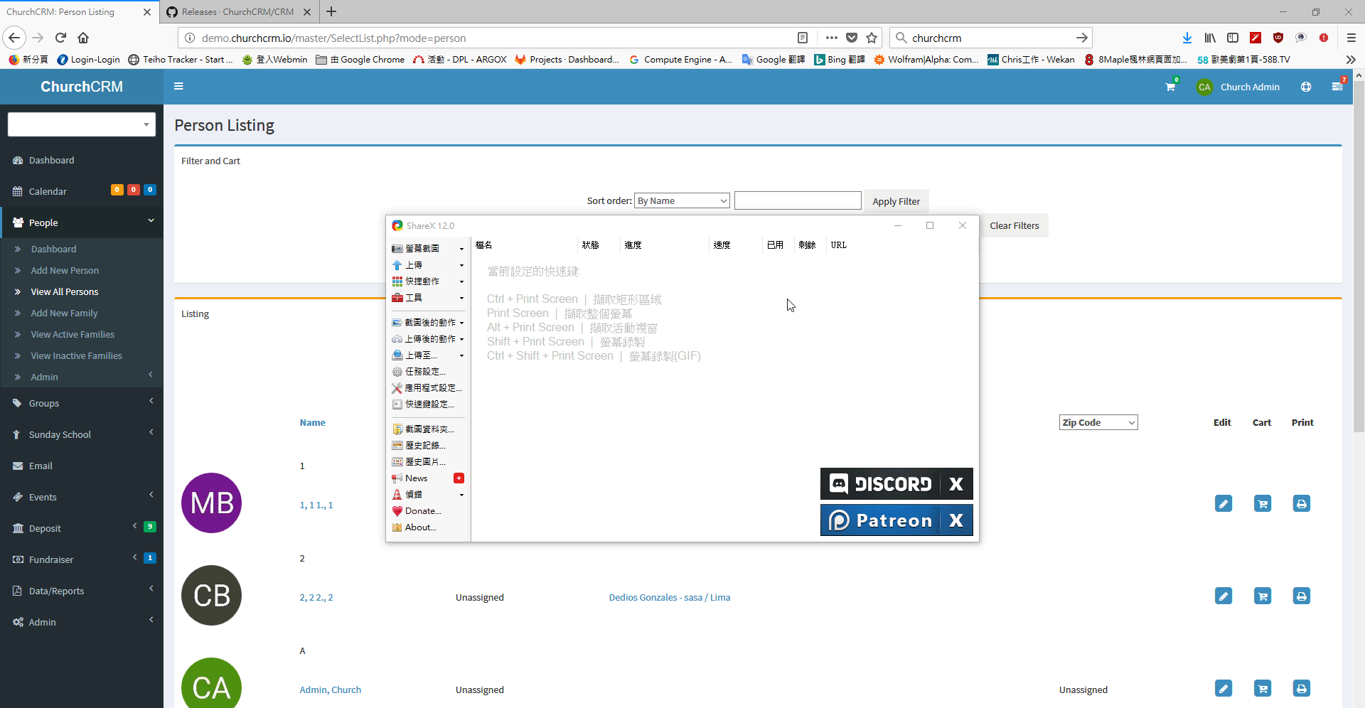 Delete person issue. · Issue #4435 · ChurchCRM/CRM · GitHub