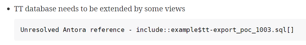 Unresolved Antora reference - include example · Issue #967 ...