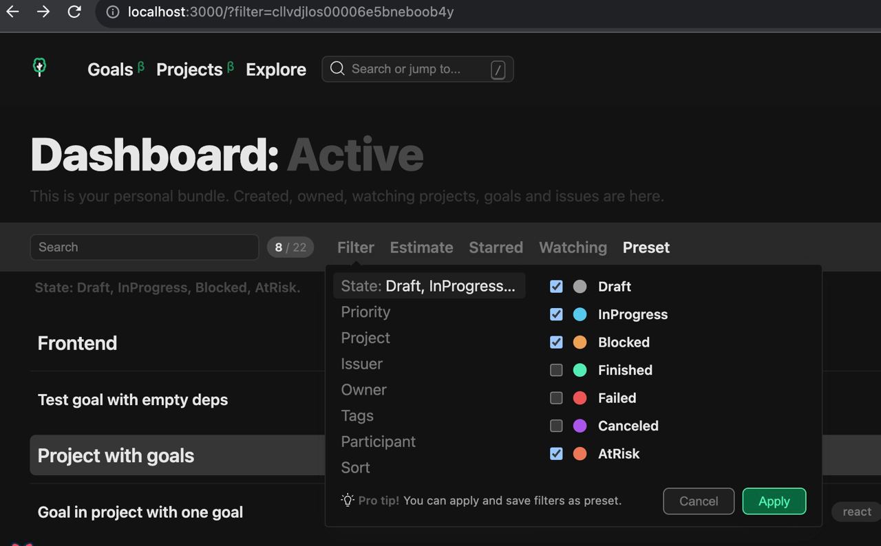 Catch FilterModal outside click · Issue #1733 · taskany-inc/issues · GitHub