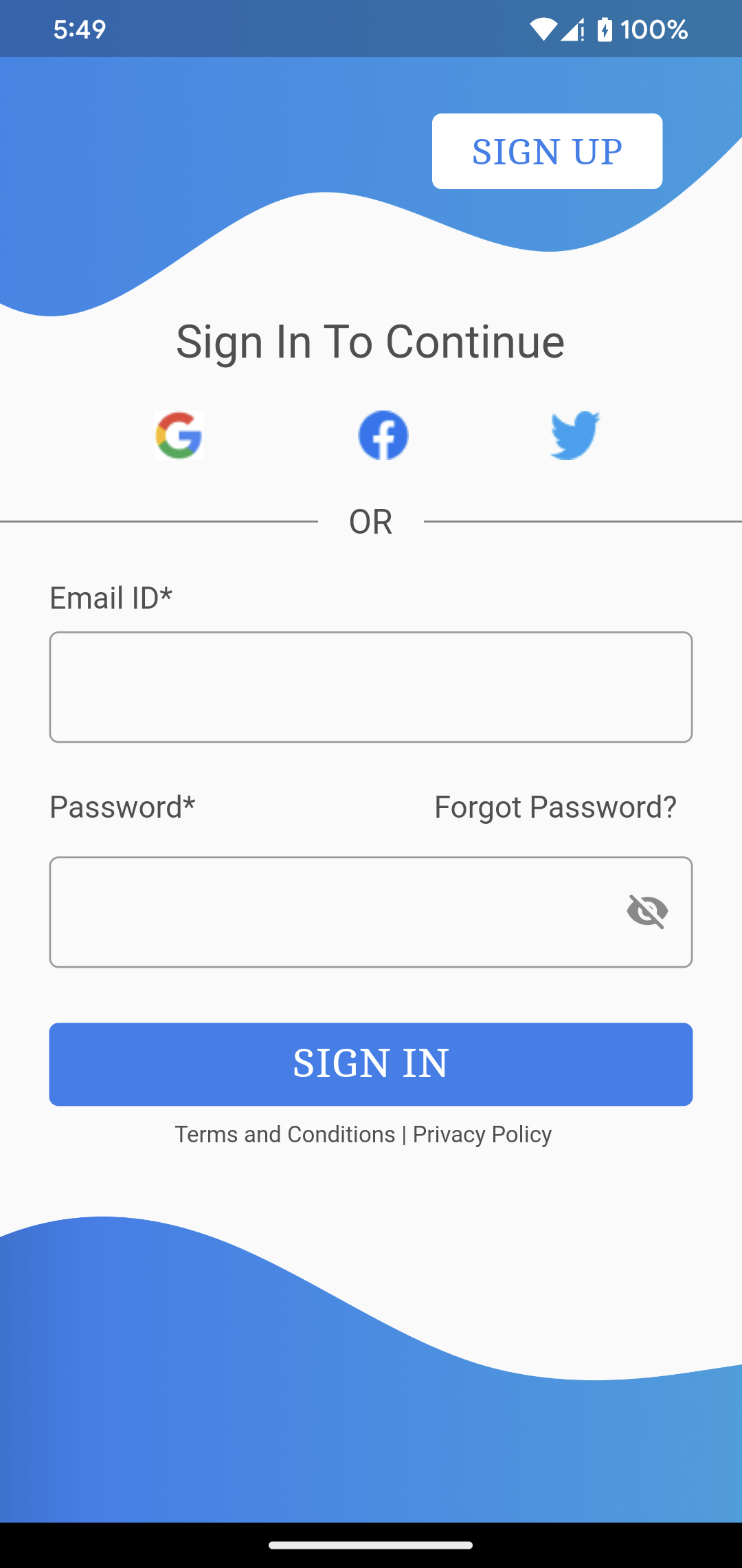 GitHub - FarazAlam201/Authentication_App: Flutter project for Landing, Login and Signup Page, I ...