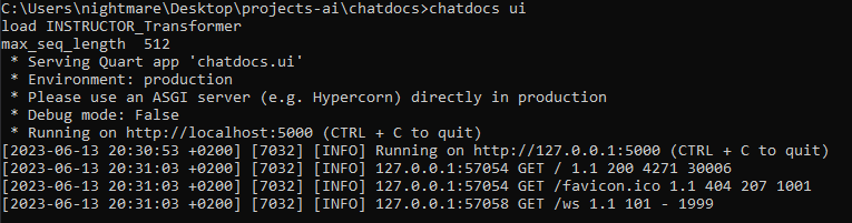 couldn't ingest docs & typer incompatible · Issue #9 · marella/chatdocs ...