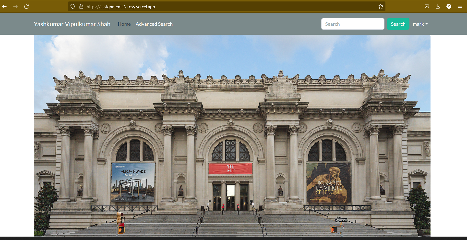 GitHub - yash2003shah/Metropolitan-Museum-App: I created this app using ...