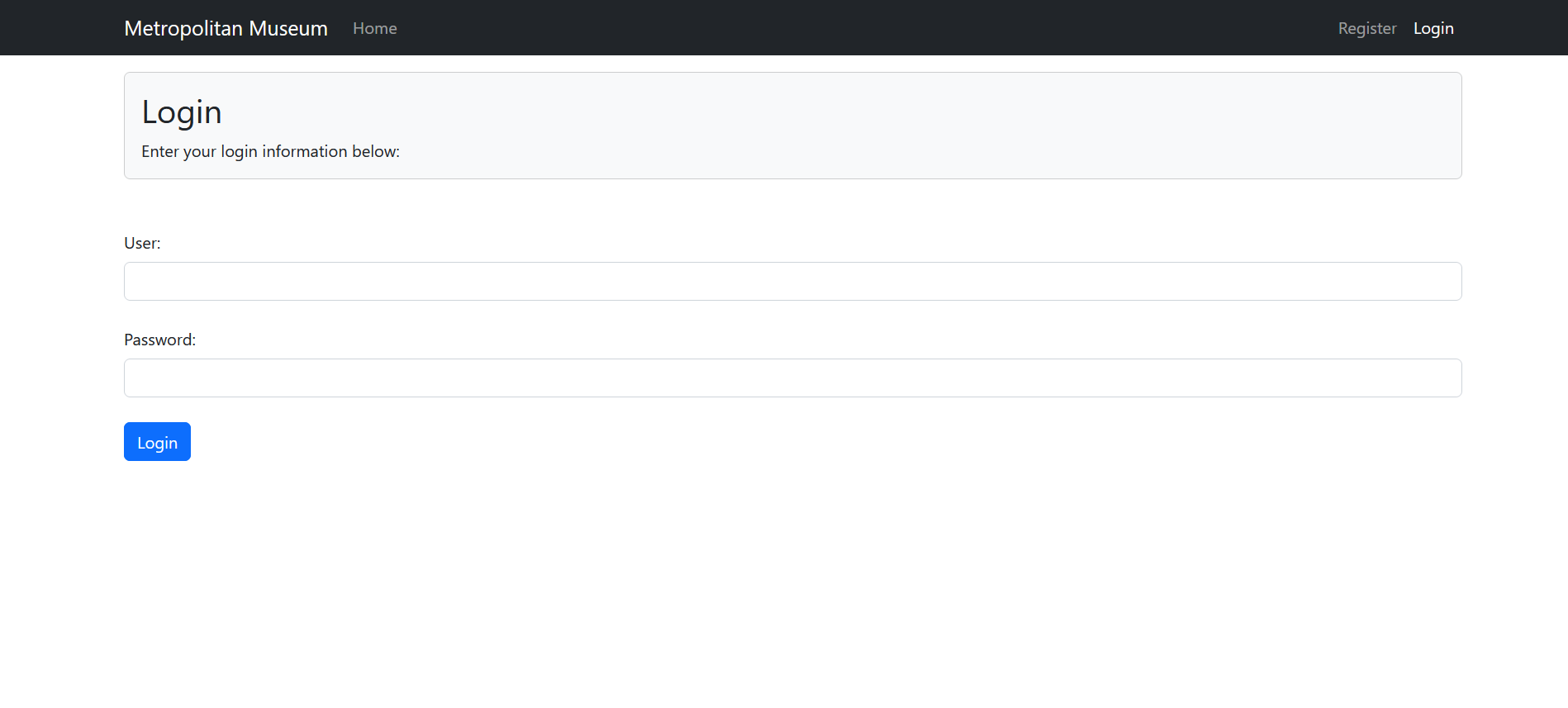 GitHub - yash2003shah/Metropolitan-Museum-App: I created this app using ...