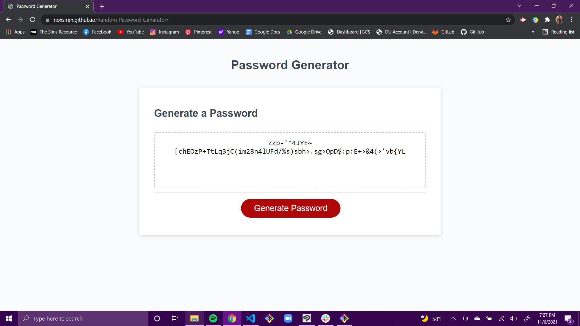 GitHub - NoxSiren/Random-Password-Generator: The main objective of this ...