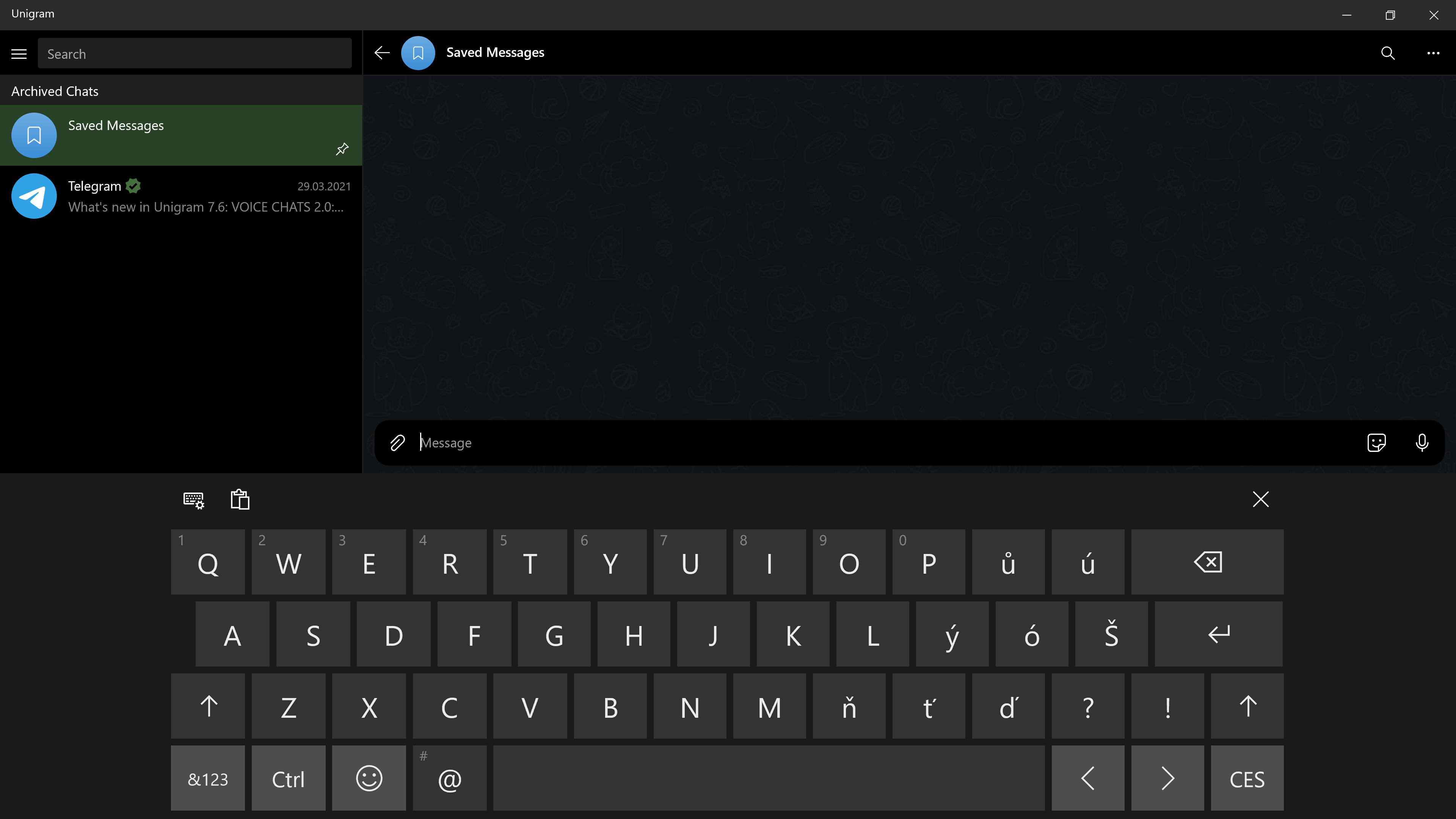 Chat view remains cut when using touch keyboard and minimizing the window · Issue #2342 ...
