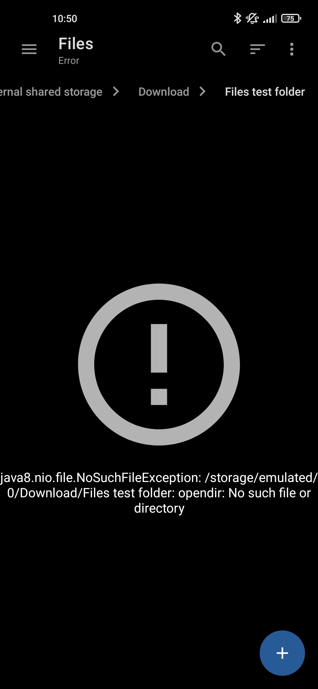 Error when deleting current folder · Issue #536 · zhanghai/MaterialFiles · GitHub