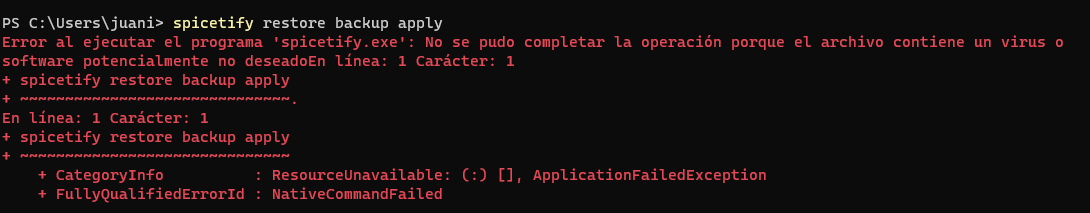 Virus in new update (?) · Issue #1242 · spicetify/cli · GitHub