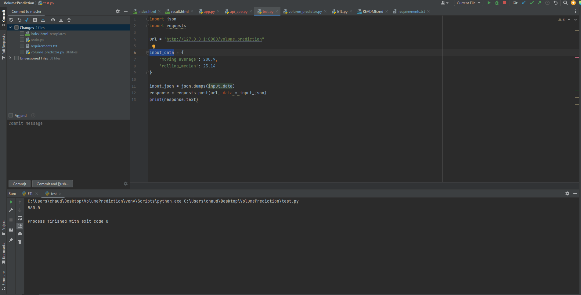 GitHub - VaibhavStClair/VolumePrediction