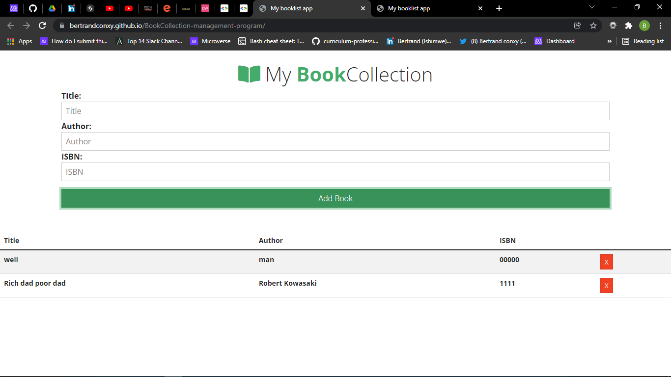 GitHub - BertrandConxy/BookCollection-management-program: This is the program that can help ...