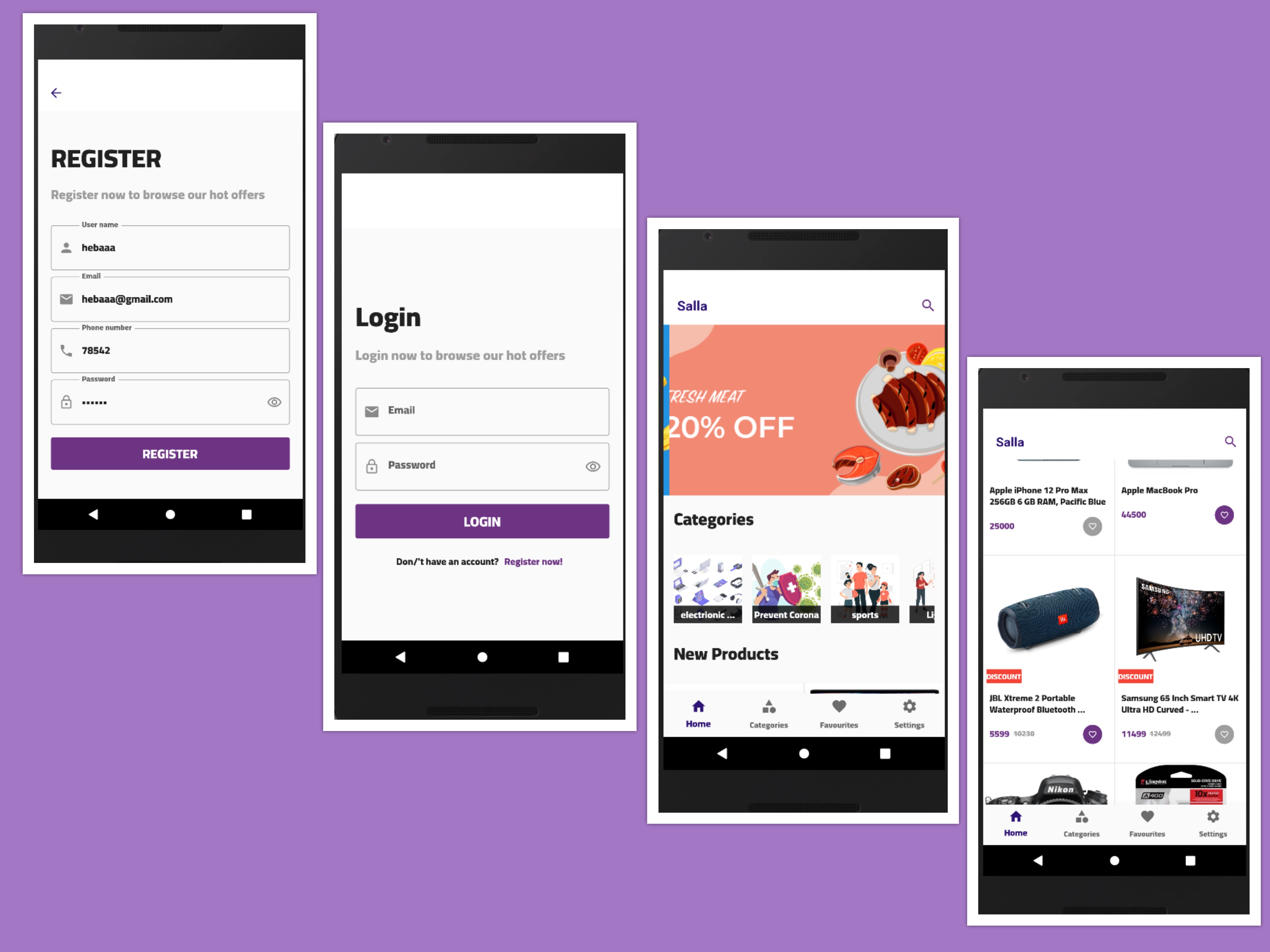 GitHub - hebaashraf21/Shop_app: Shop app where you can explore products ...