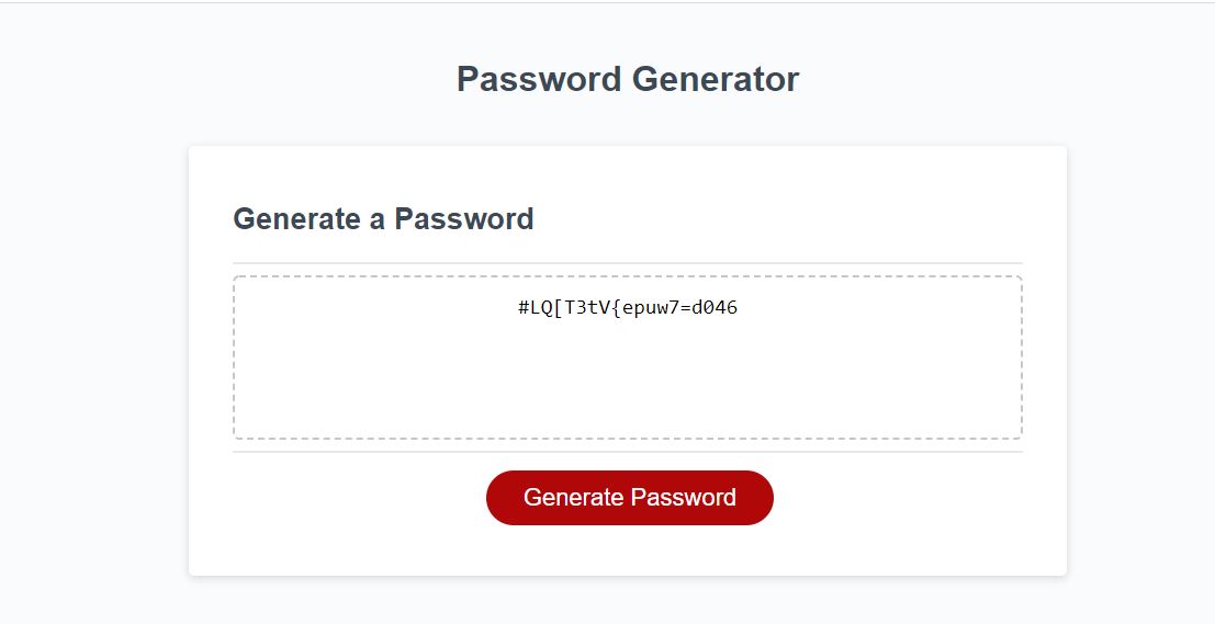 GitHub - SSinghcode/passwordgenerator