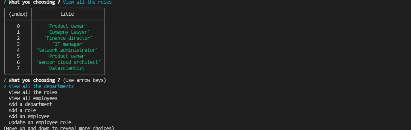 GitHub - SSinghcode/employeeTracker