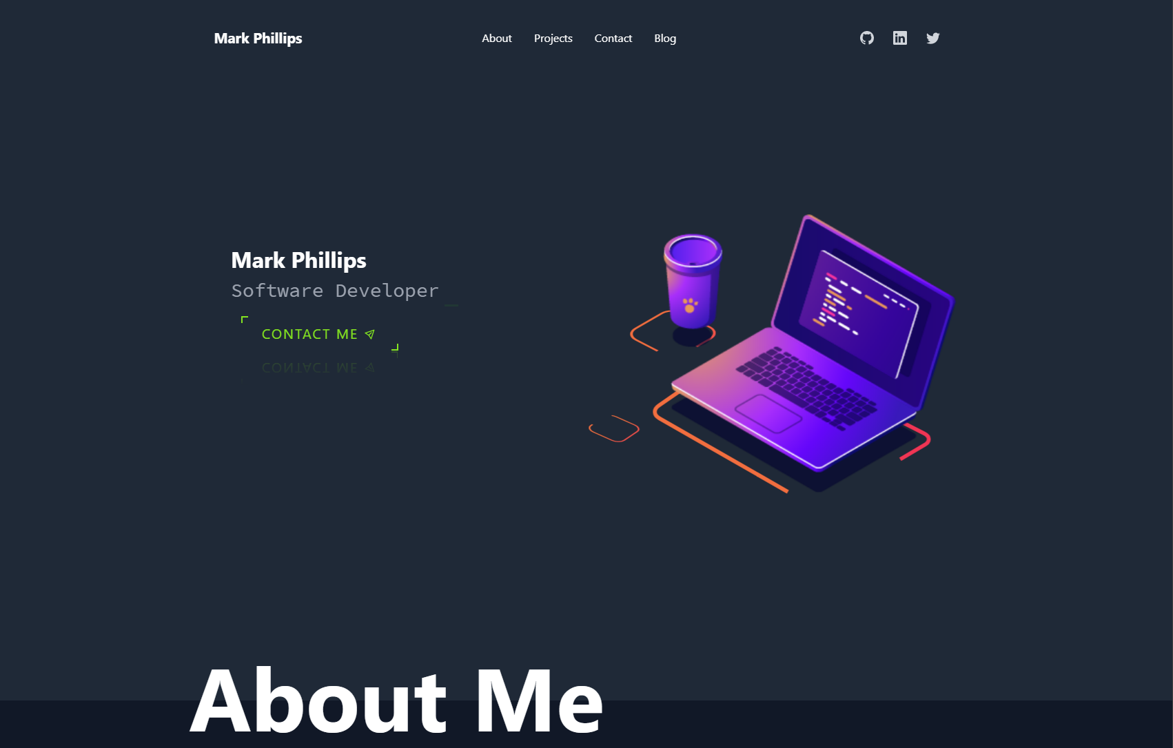 GitHub - markpsyntax/oldportfolio