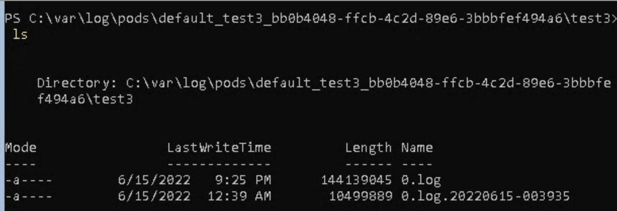 Windows Nodes: Log Rotation Stopped after the first snapshot got ...