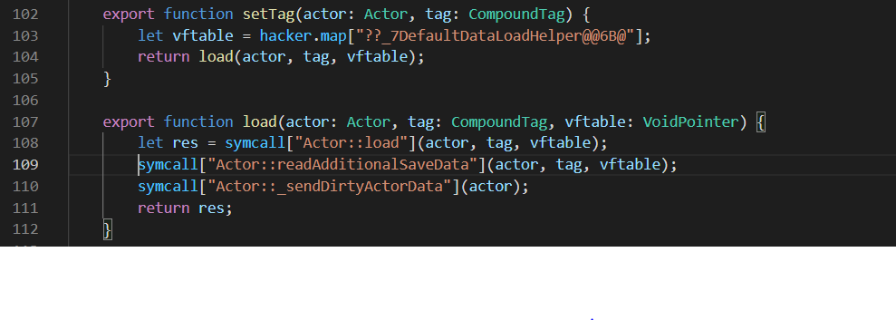 I need help! How do I set NbT for actor? · Issue #259 · bdsx/bdsx · GitHub