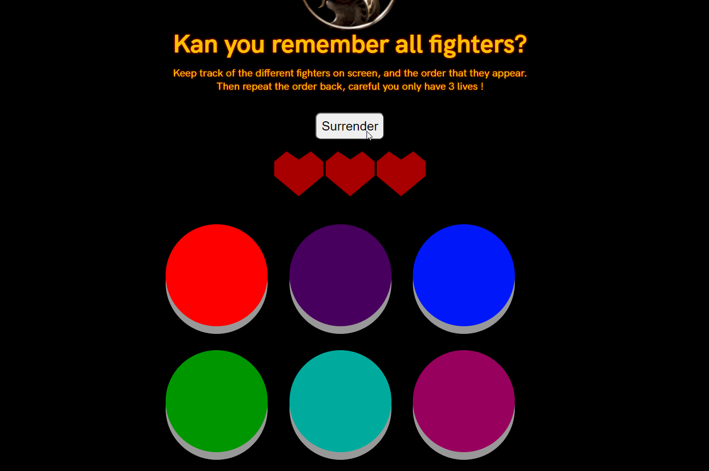 GitHub - AlexLecusay/memory-game: 'Memory Game' is a Light & Sound ...