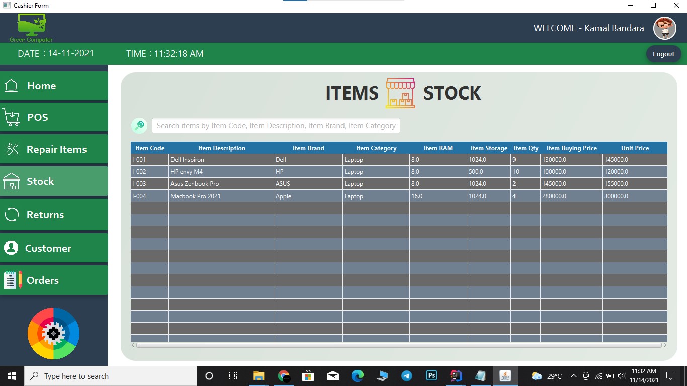 GitHub - punarjeewarashmitha20011016/Computer-Shop-Management-System ...