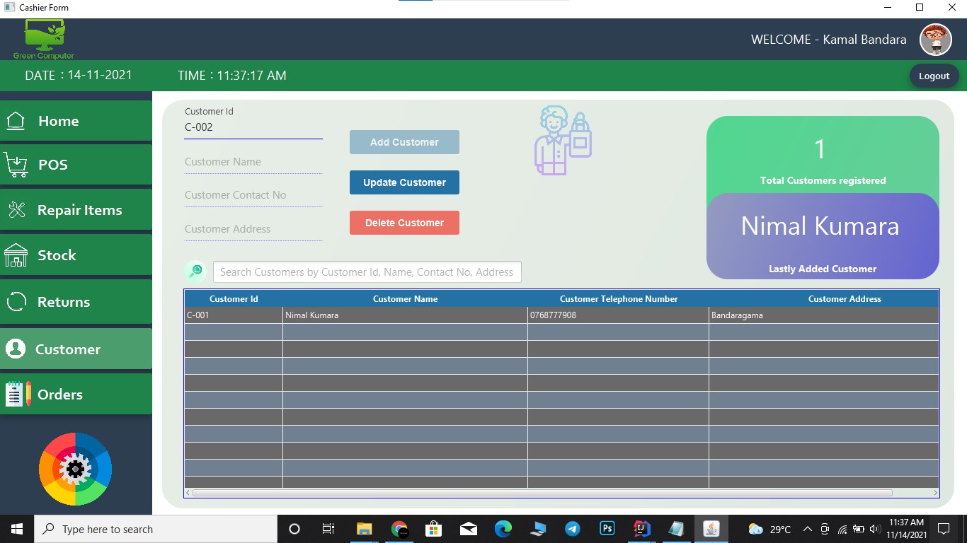 GitHub - punarjeewarashmitha20011016/Computer-Shop-Management-System ...