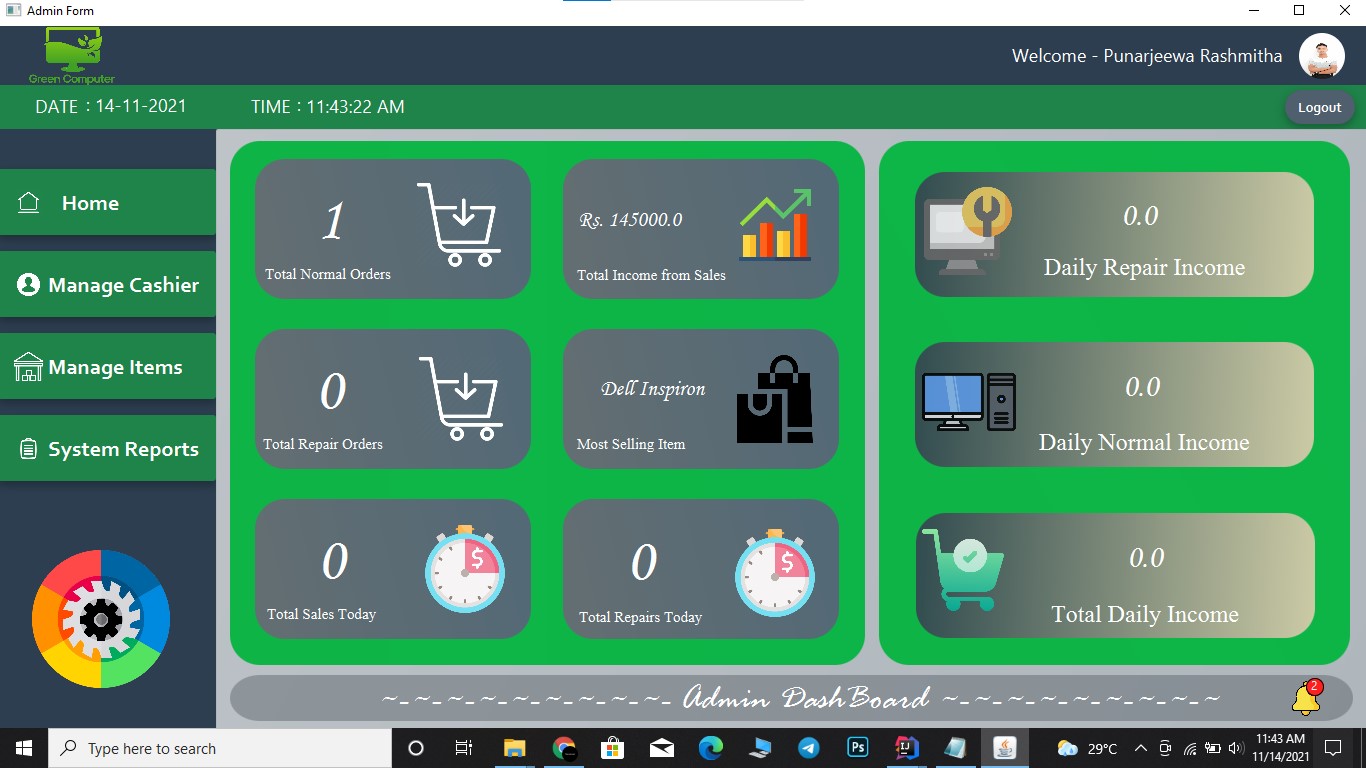 GitHub - punarjeewarashmitha20011016/Computer-Shop-Management-System ...