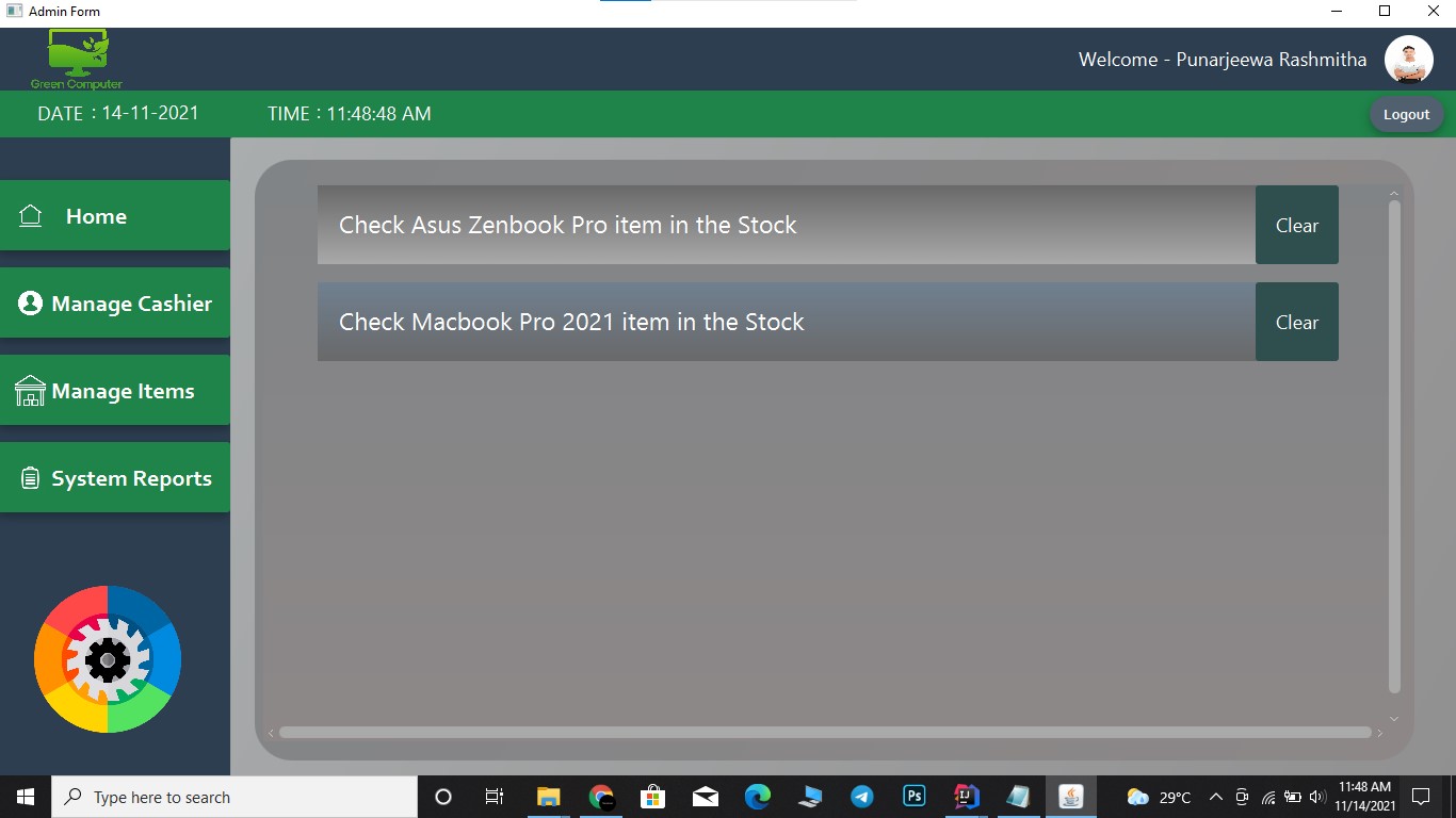 GitHub - punarjeewarashmitha20011016/Computer-Shop-Management-System ...