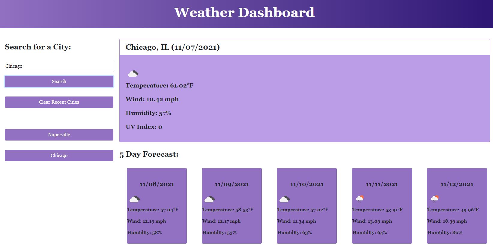 GitHub - mkothari93/weather-dashboard