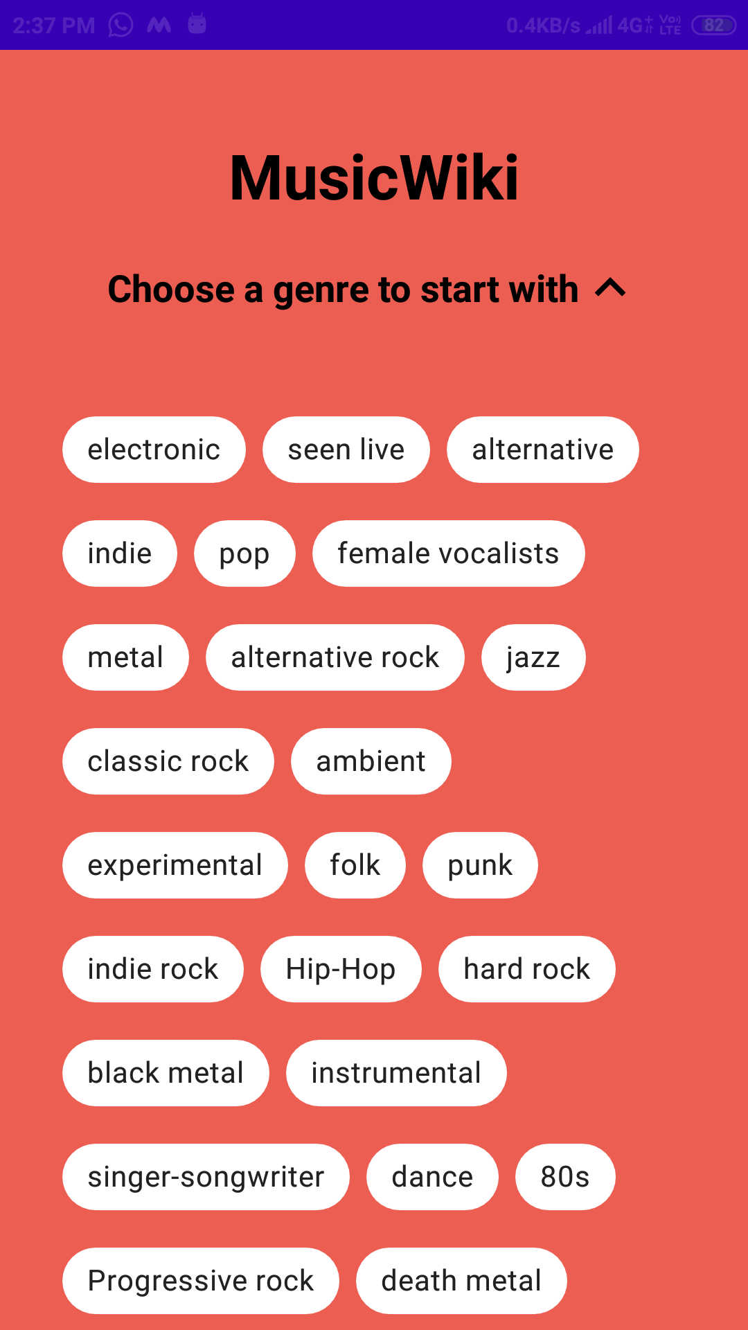 Github Animatedanandmusicwiki An Android Application Developed In Kotlin Using Xml For