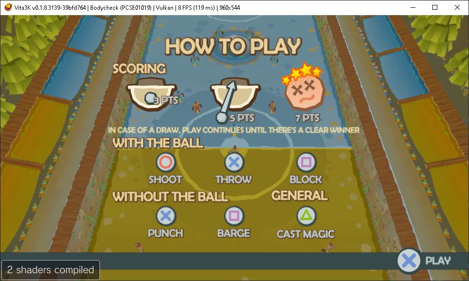 Bodycheck [PCSE01019] · Issue #1331 · Vita3K/compatibility · GitHub