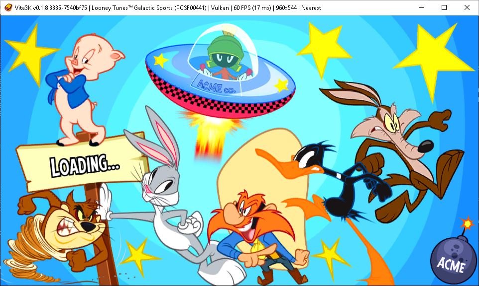 Looney Tunes™ Galactic Sports [PCSF00441] · Issue #2323 · Vita3K/compatibility · GitHub