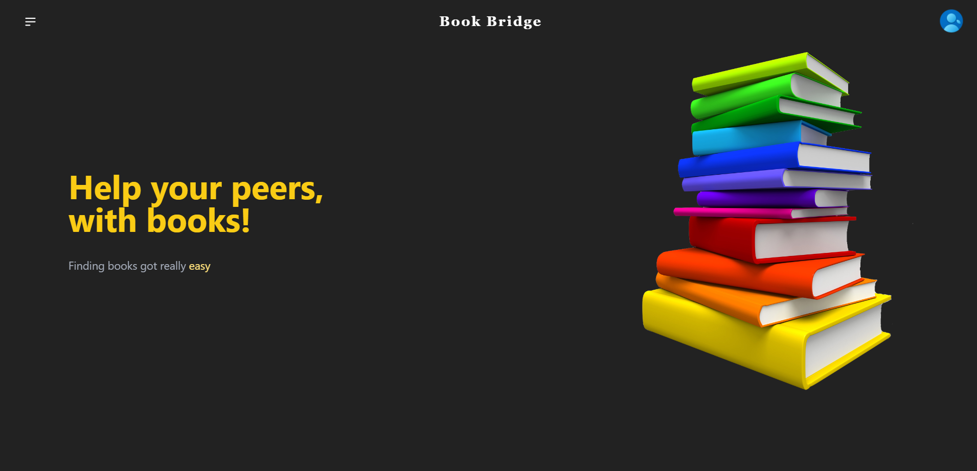 GitHub - PritamSarbajna/Book-Bridge-Website: A person who gives book in need is a friend indeed.