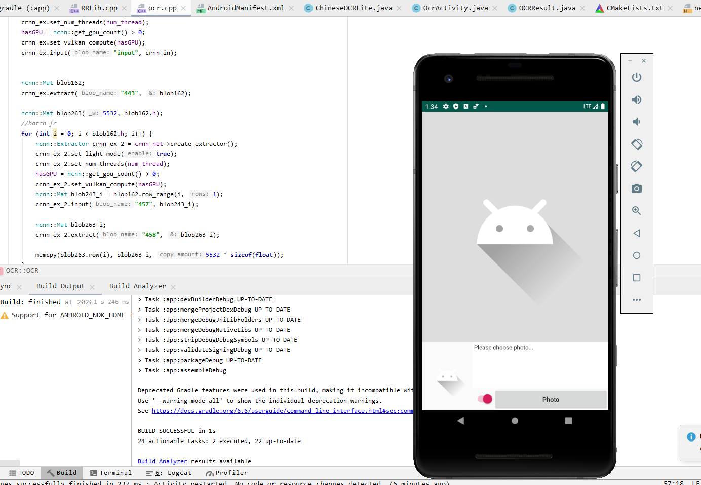 ocr-ncnn报错。。。 · Issue #14 · cmdbug/YOLOv5_NCNN · GitHub