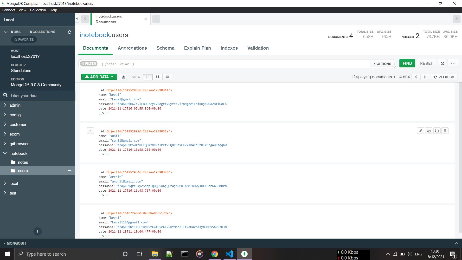 GitHub - keval-mandalik/iNotebook: MERN Stack project