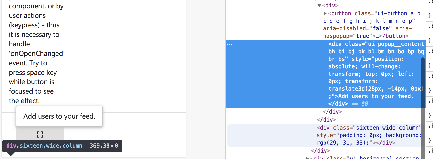 Popup appearance in the DOM tree · Issue #294 · microsoft/fluent-ui-react · GitHub