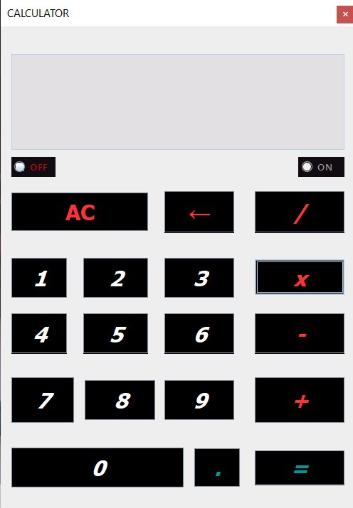 GitHub - Atef-Abrar/Calculator: I made this calculator by using java swing.