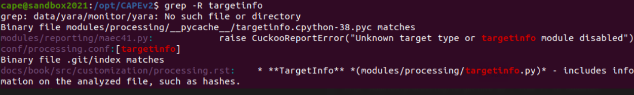 Failed to load signature " ": 'target' · Issue #1000 · kevoreilly/CAPEv2 · GitHub