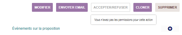 Bug Impossible De Modifier L état Dans Proposition Commercial AcceptÉ RefusÉ · Issue 18638