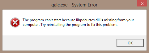 qalc.exe - System Error · Issue #99 · Qalculate/qalculate-gtk · GitHub