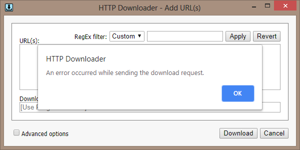 Download Request Error · Issue #70 · erickutcher/httpdownloader · GitHub